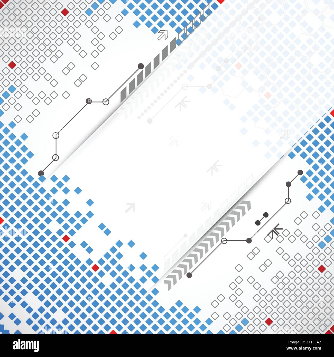 Abstract square technology background. Vector Stock Vector Image & Art ...