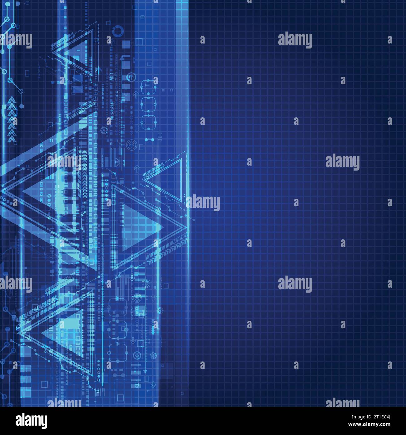 Abstract technological background. Vector Stock Vector Image & Art - Alamy