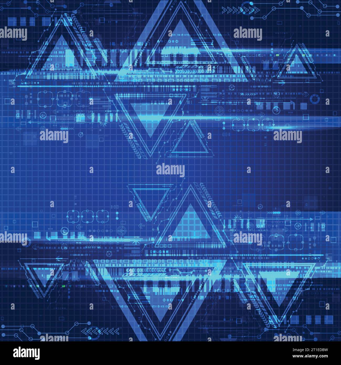 Abstract technological background. Vector Stock Vector Image & Art - Alamy