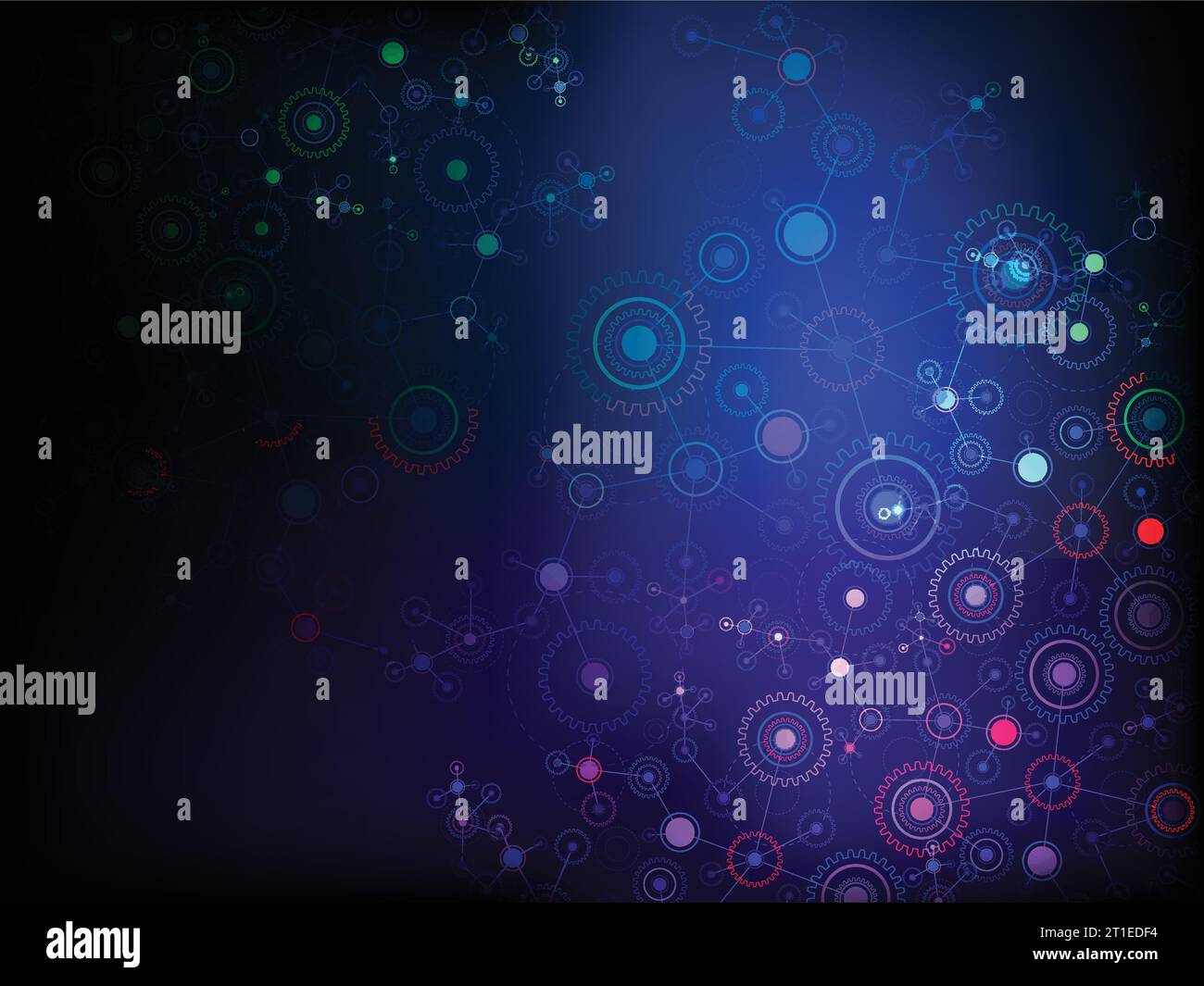 Color technology communication background. Vector Stock Vector Image ...