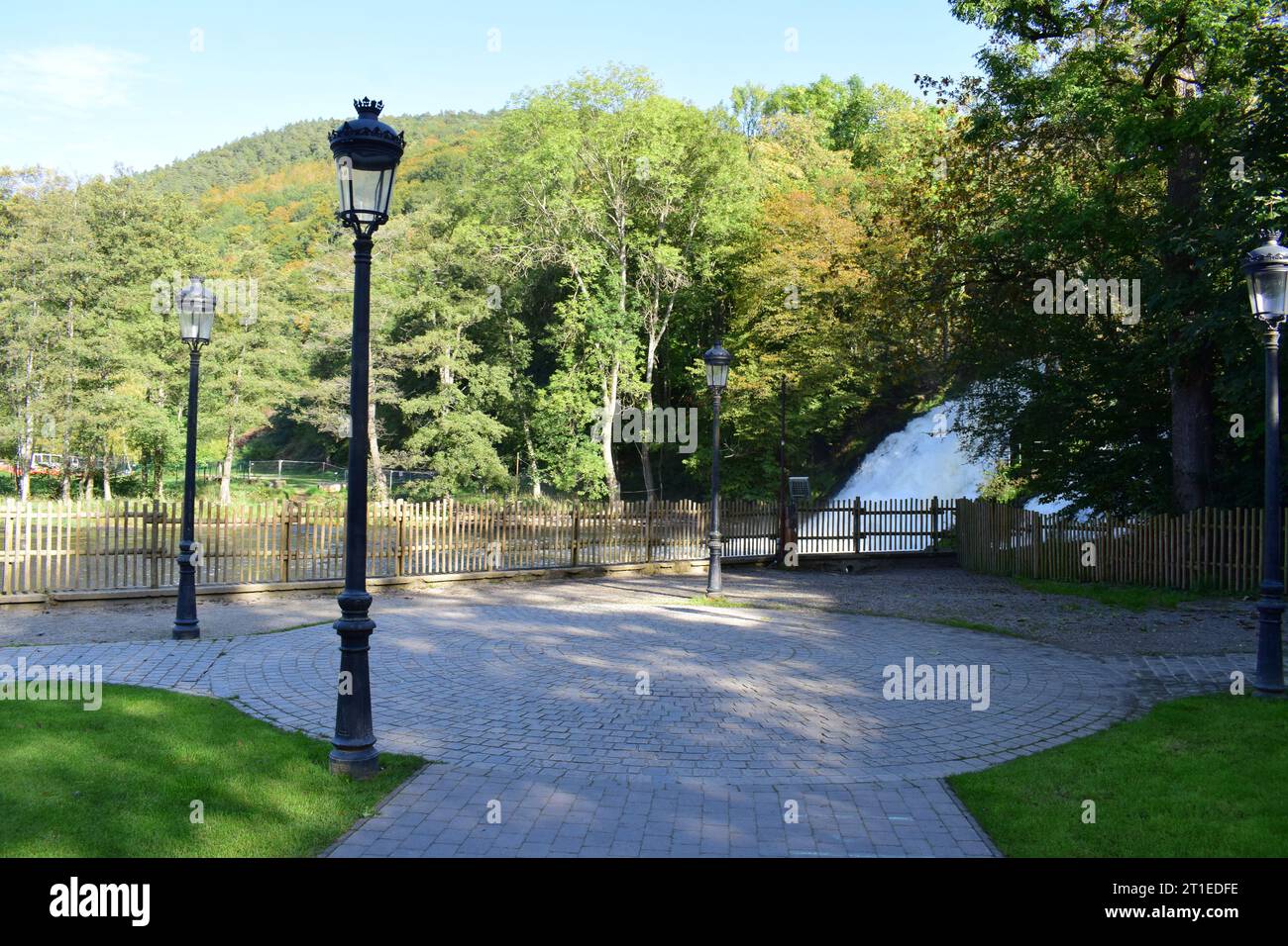 Cascade de Coo, Waterfall in the Ardennes in Belgium Stock Photo - Alamy