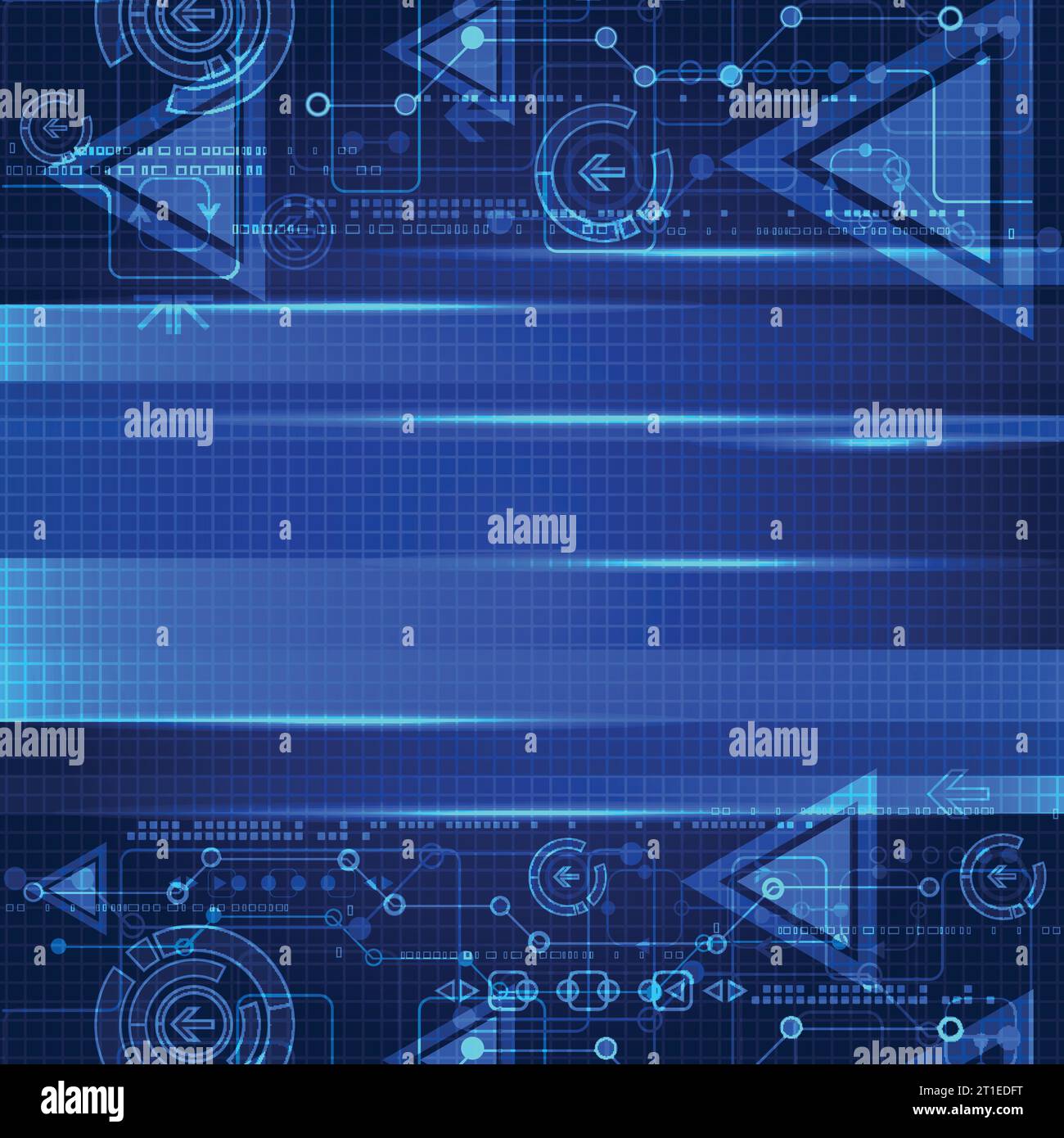 Abstract technological background. Vector Stock Vector Image & Art - Alamy