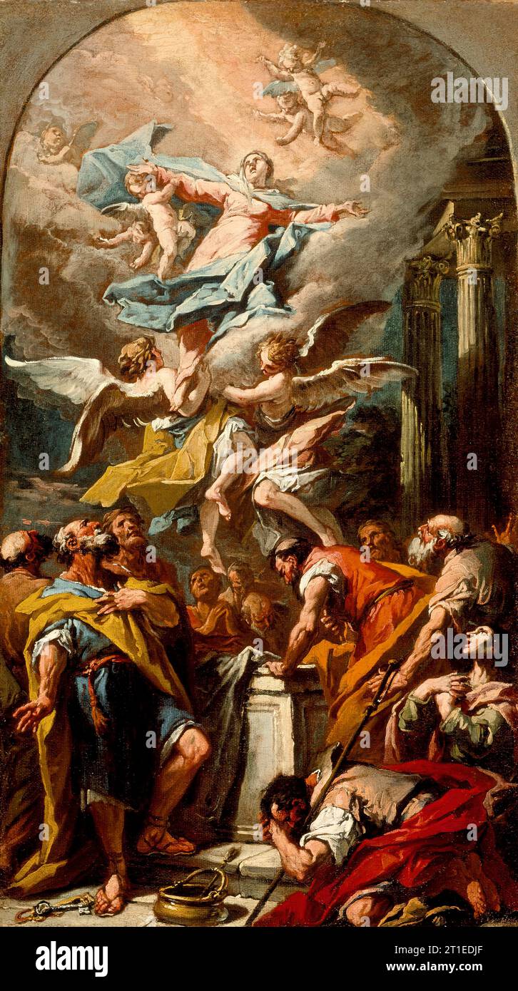 The Assumption of the Virgin, between c1734 and c1740 Stock Photo - Alamy