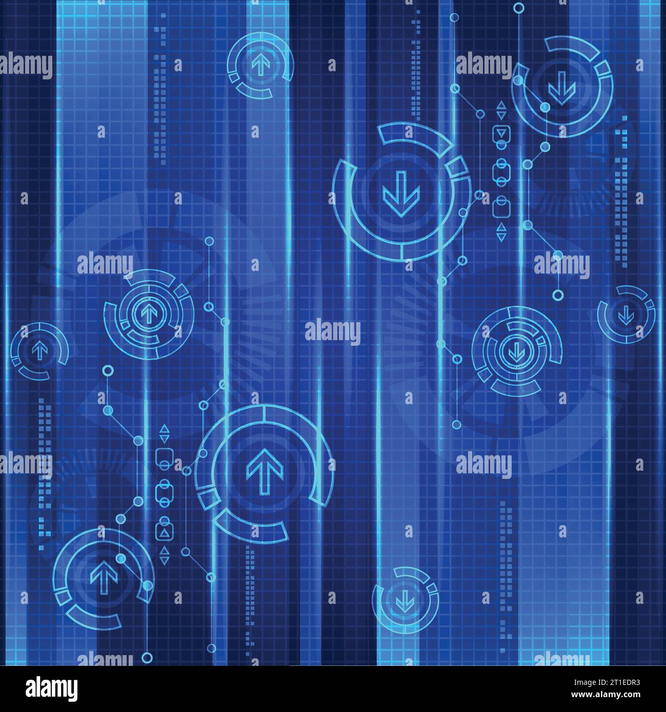Abstract engineering future technology background Stock Vector Image ...