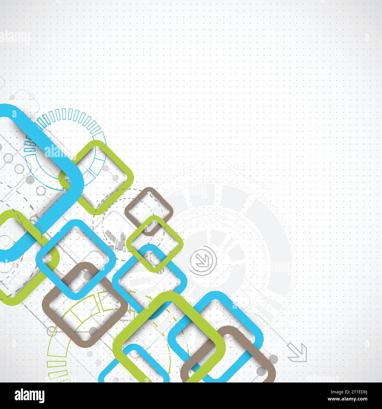 Abstract technology square background. Vector Stock Vector Image & Art ...