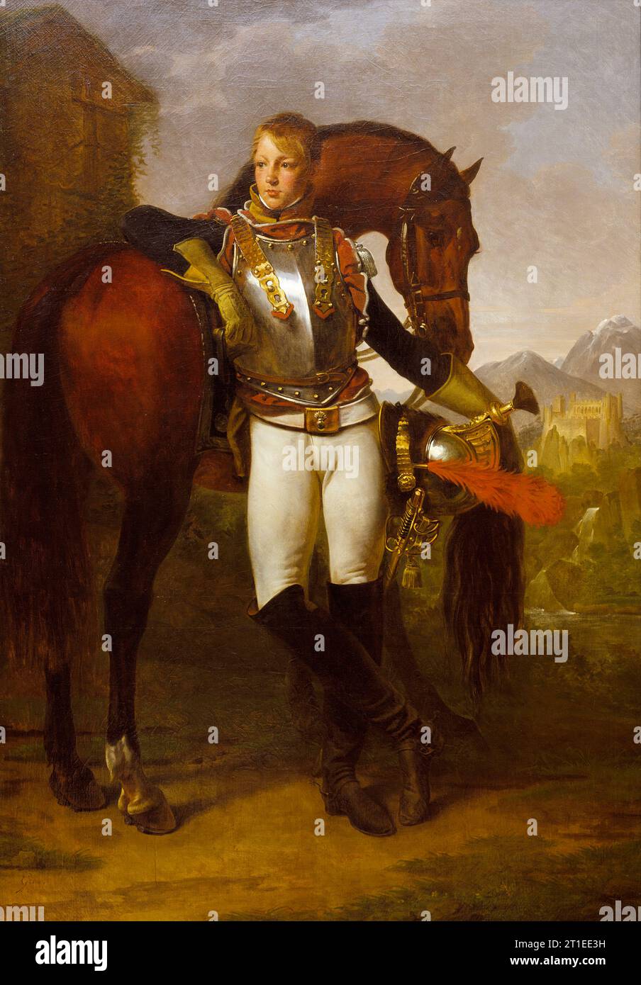 Portrait of Second Lieutenant Charles Legrand, c1810 Stock Photo - Alamy