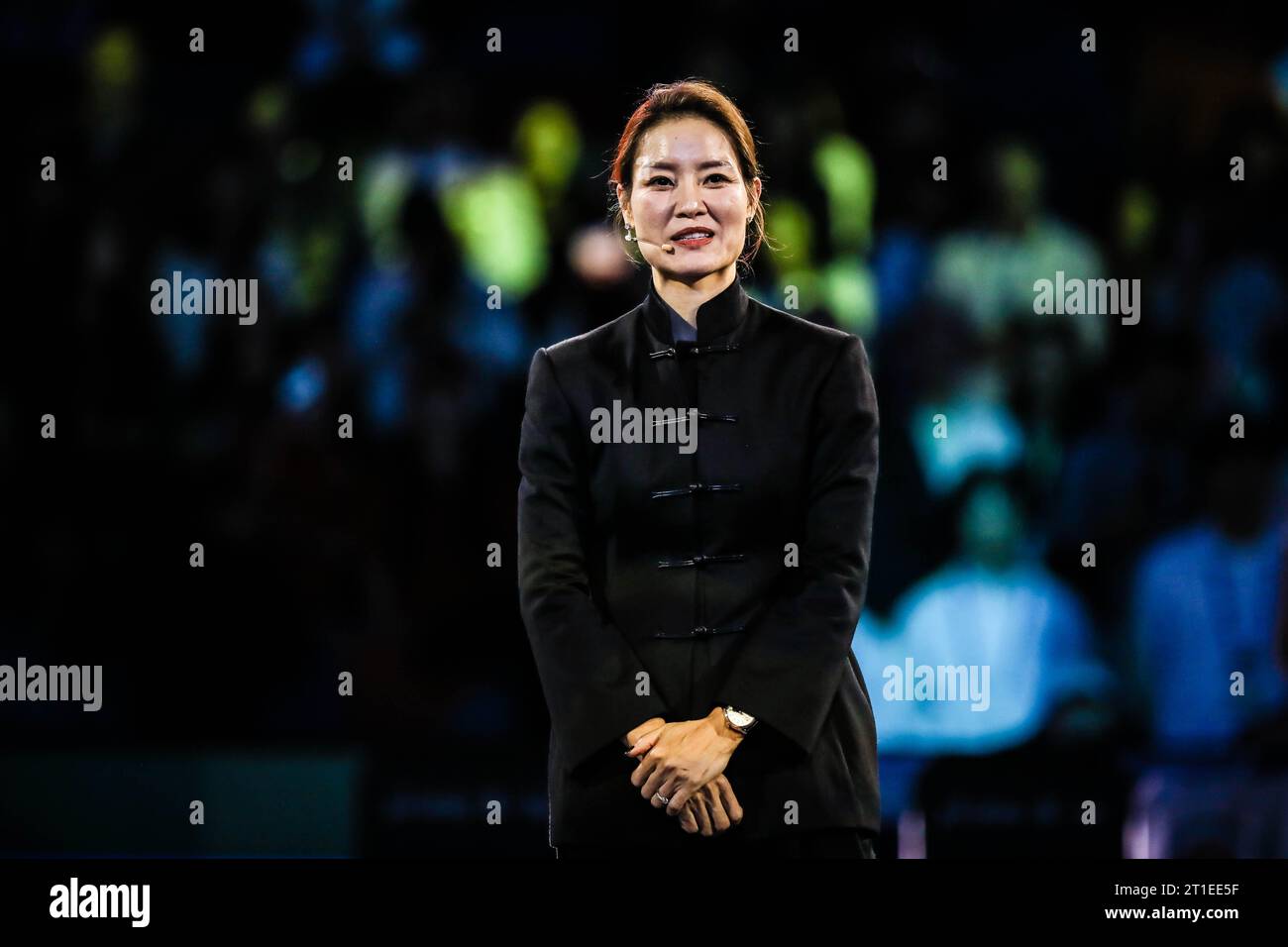SHANGHAI, CHINA - OCTOBER 13, 2023 - Retired Chinese tennis player Li ...