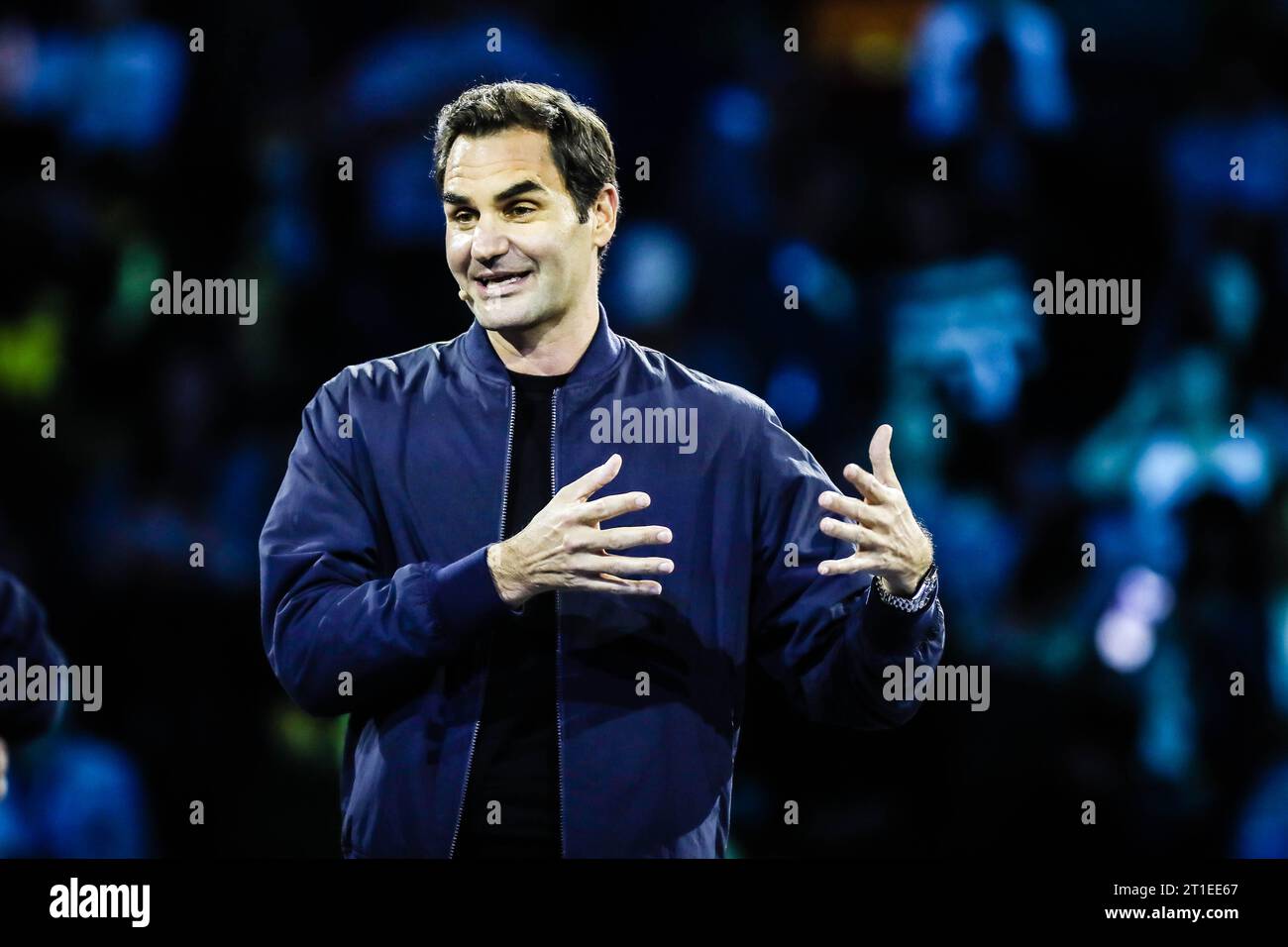 SHANGHAI, CHINA - OCTOBER 13, 2023 - Roger Federer attends the Federer ...