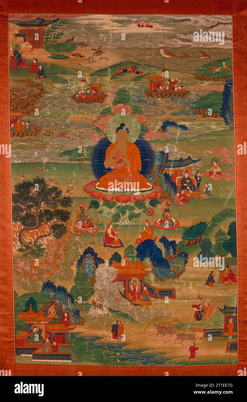 Previous Birth Stories of the Buddha, 17th century Stock Photo - Alamy
