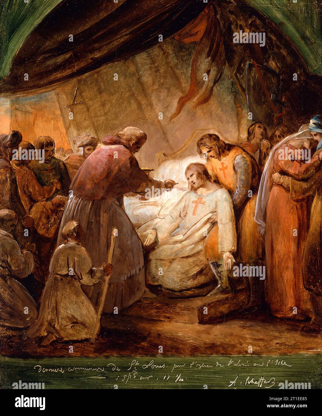 The Last Communion of Saint Louis, 1823 Stock Photo - Alamy