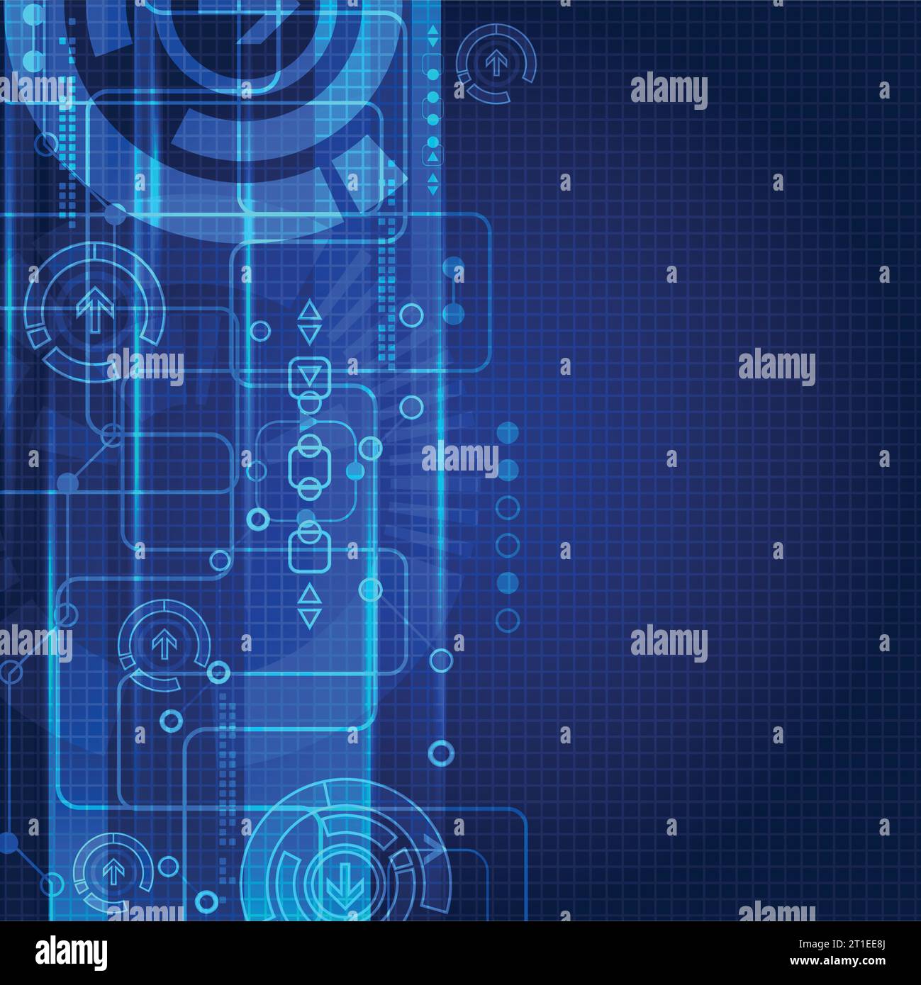 Abstract engineering future technology background Stock Vector Image & Art - Alamy