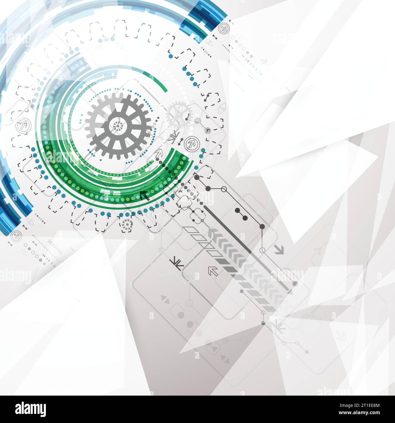 Abstract geometry technology background. Vector Stock Vector Image ...