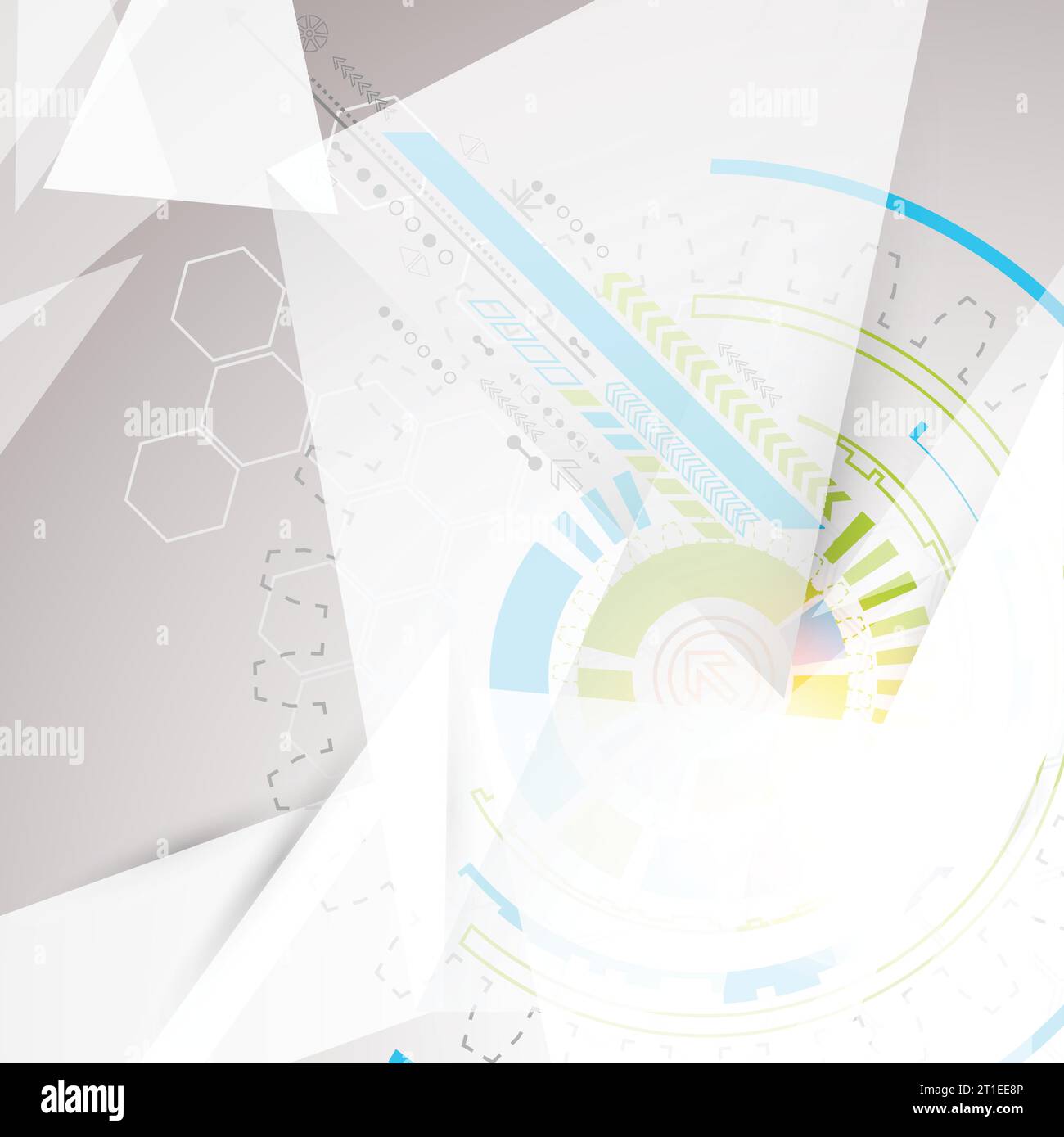 Abstract geometry technology background. Vector Stock Vector Image & Art - Alamy