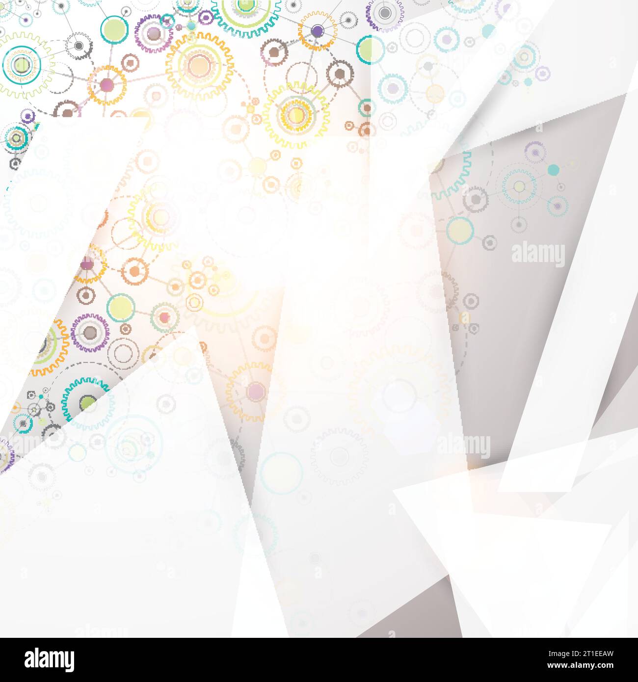 Abstract geometry technology background. Vector Stock Vector Image ...