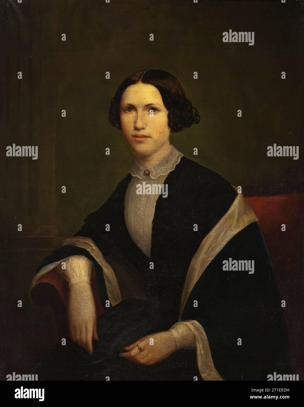 Portrait of Harriet Clark Ferrell, 1853 Stock Photo - Alamy