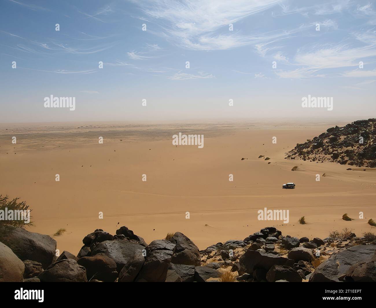 A big wide open space (to be crossed Stock Photo - Alamy