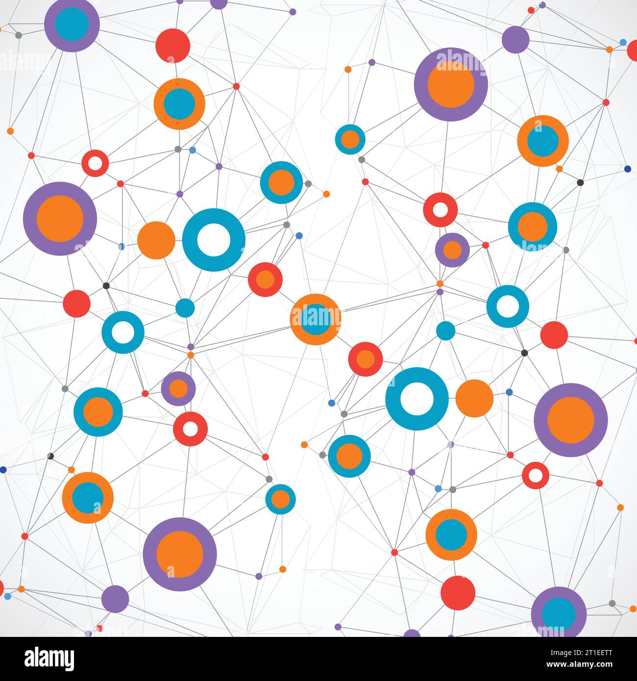 Network color technology communication background. Vector Stock Vector ...