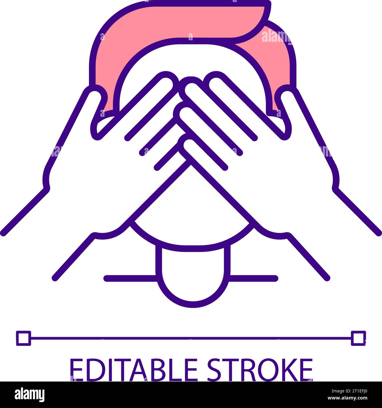 Denial problem Stock Vector Images - Alamy