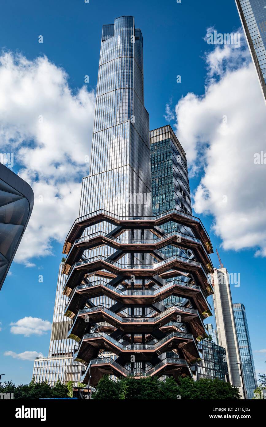 "The Vessel" typically refers to a prominent architectural structure in ...