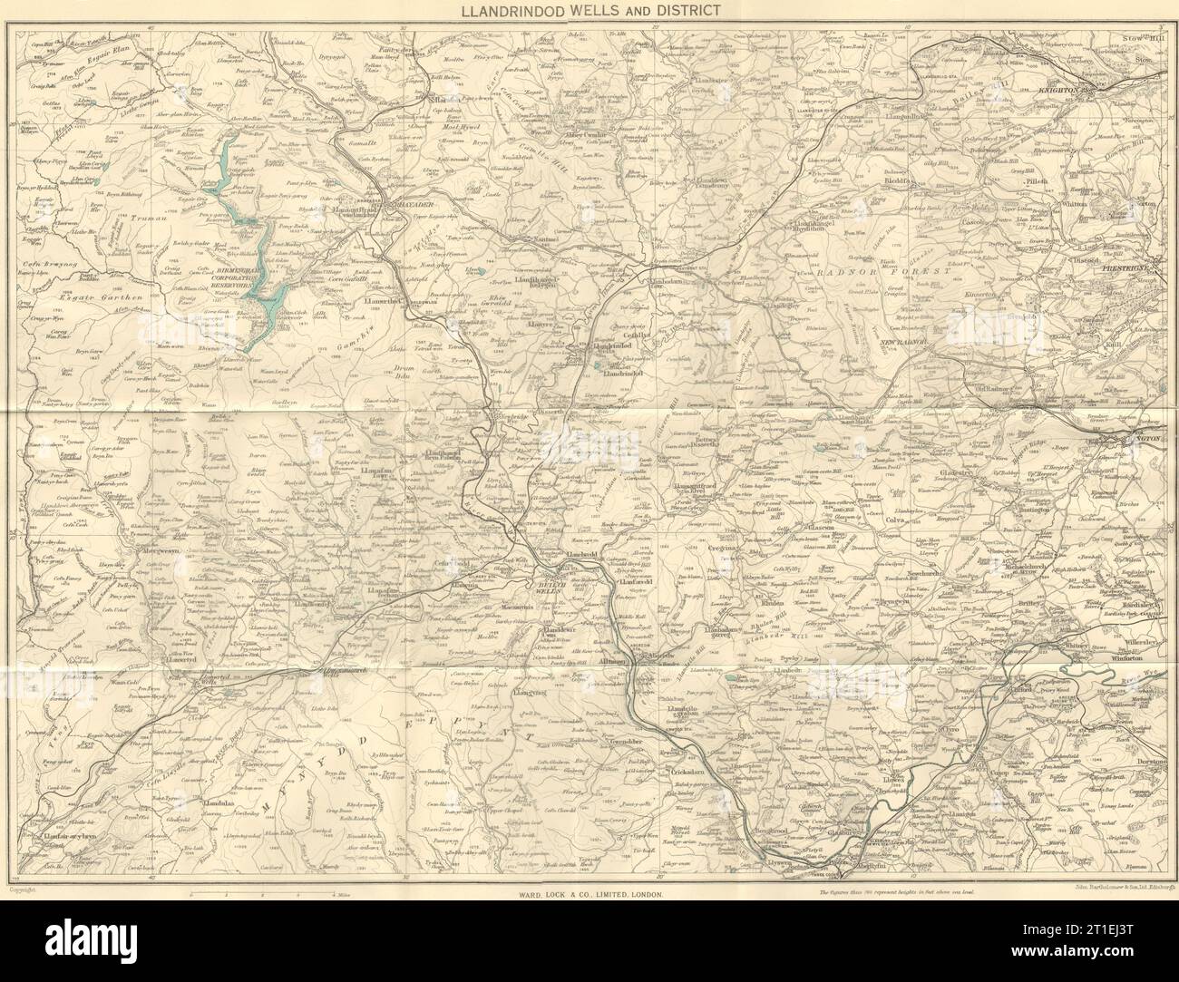Map of wells hi-res stock photography and images - Alamy