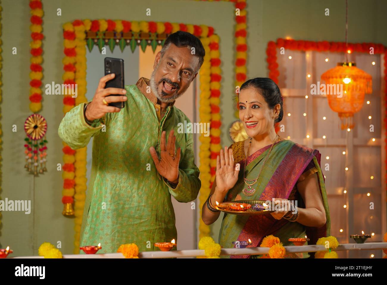Two senior asian couples using hi-res stock photography and images - Alamy
