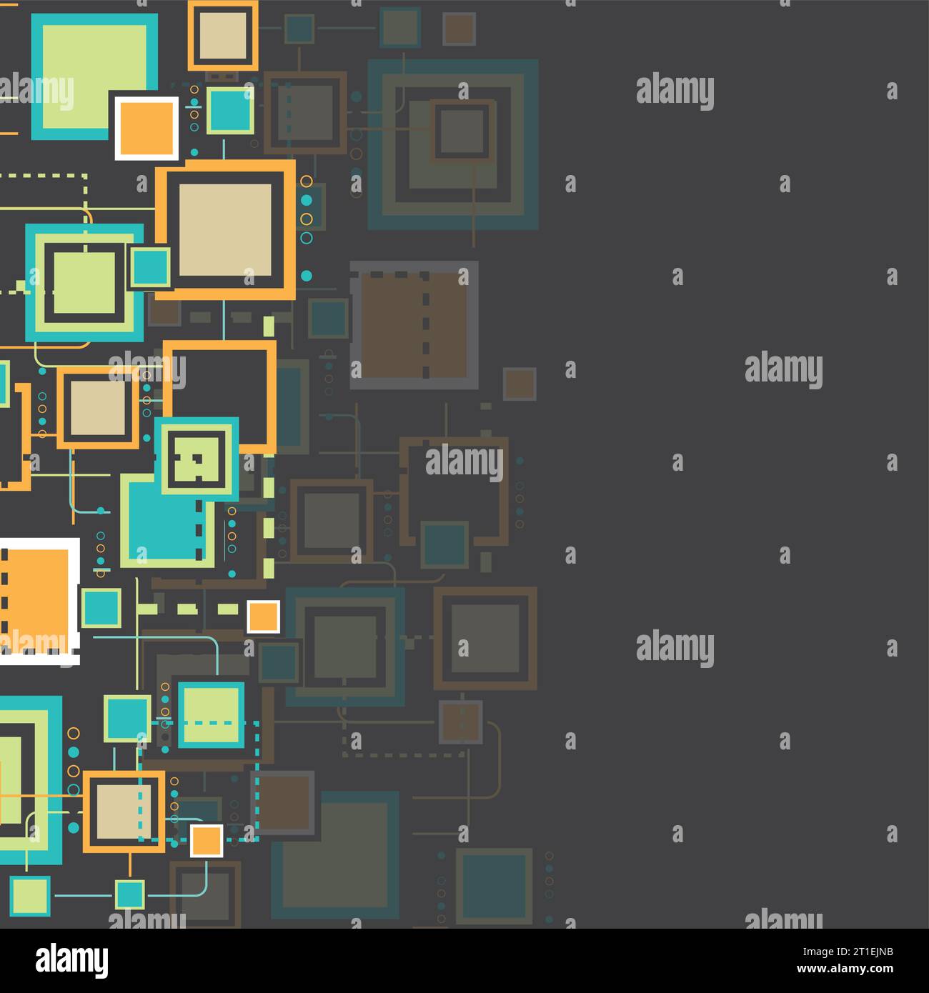 Retro square Stock Vector Images - Alamy