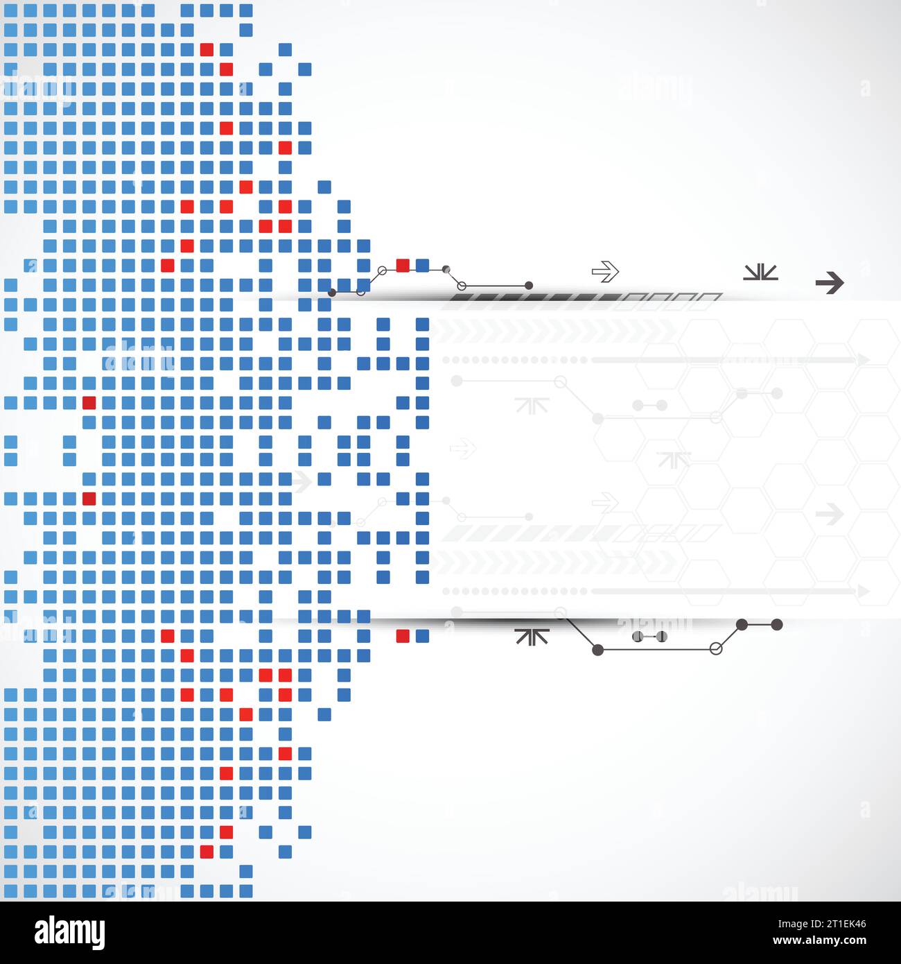 Abstract square technology background. Vector Stock Vector Image & Art ...