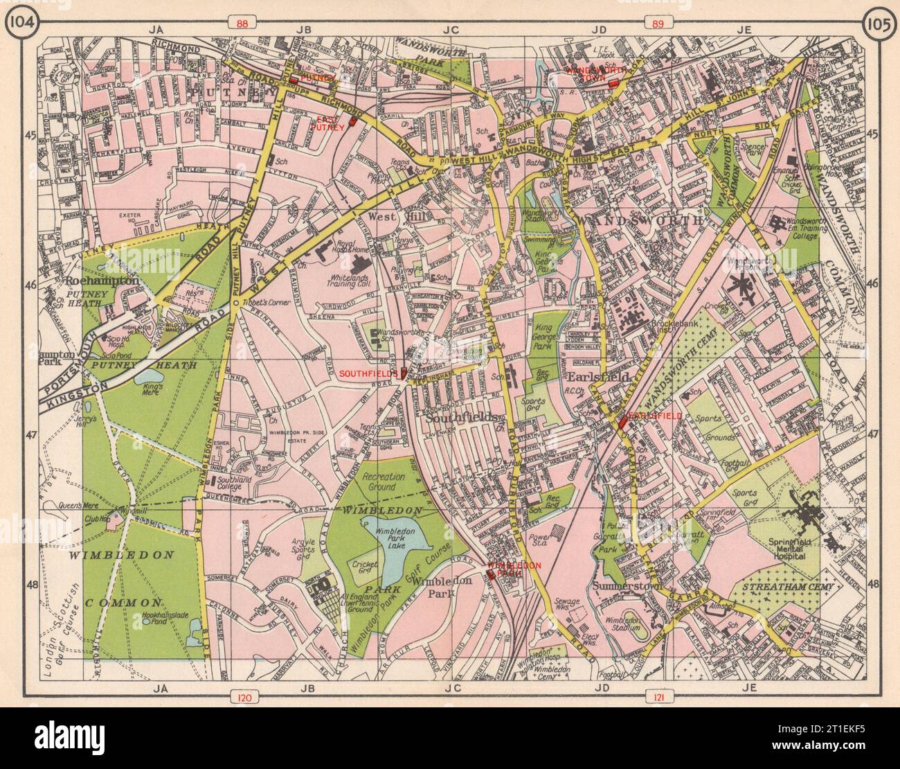 SW LONDON. Wandsworth Putney Wandsworth West Hill Earlsfield Wimbledon ...