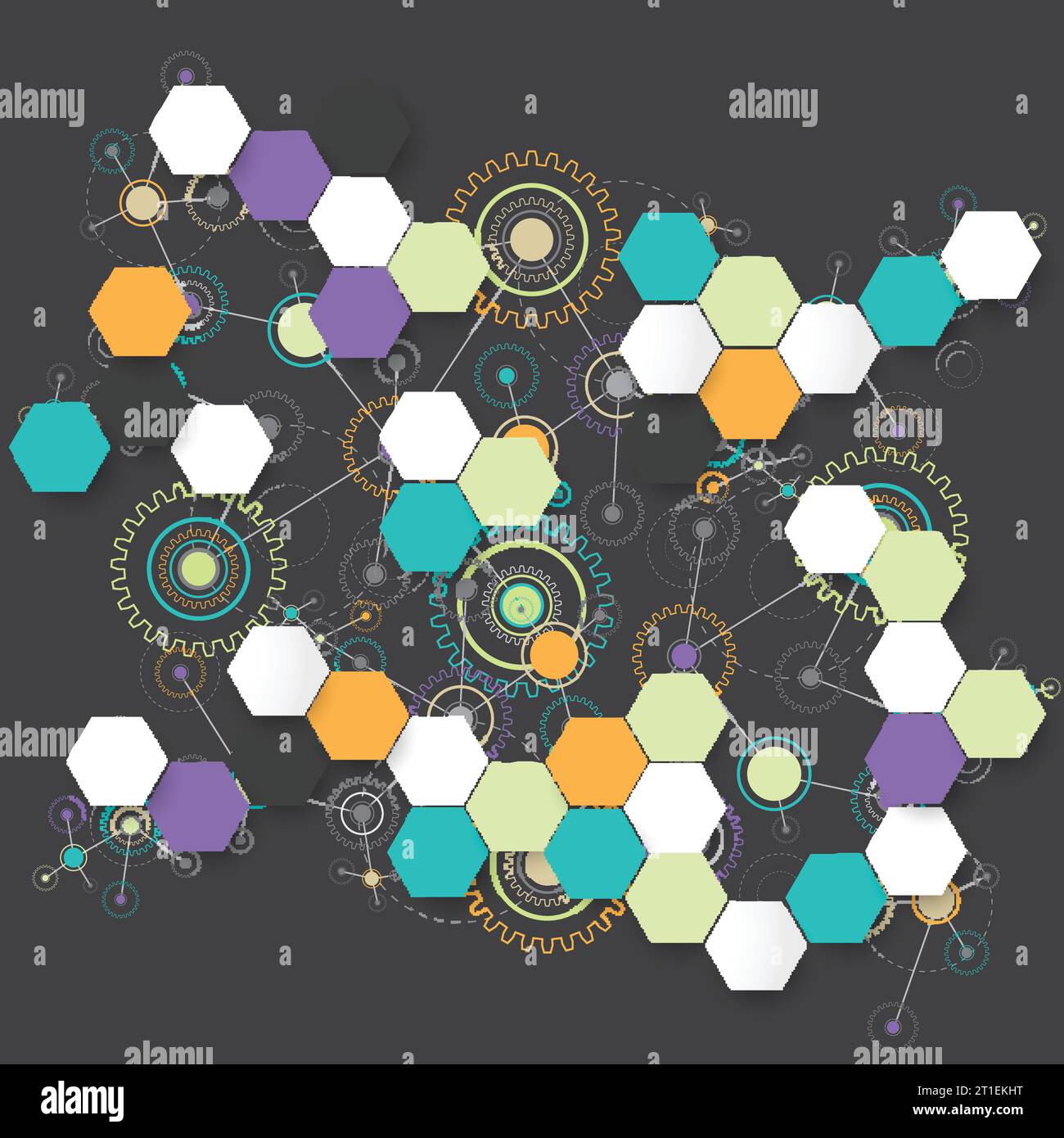 Abstract technological background. Vector Stock Vector Image & Art - Alamy