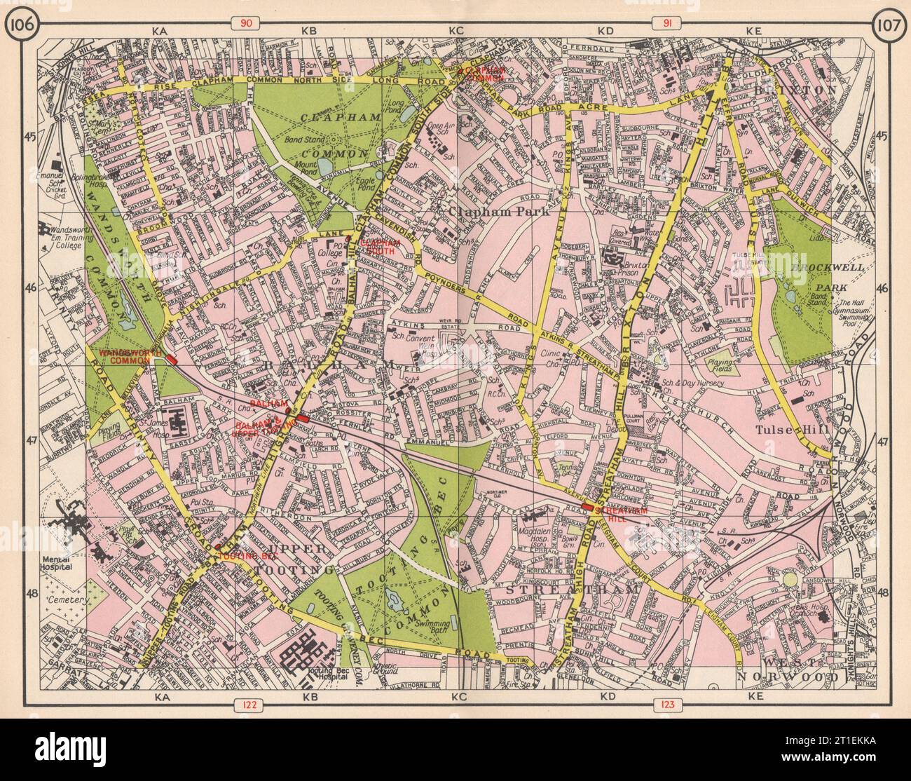 Brixton london 1953 hi-res stock photography and images - Alamy