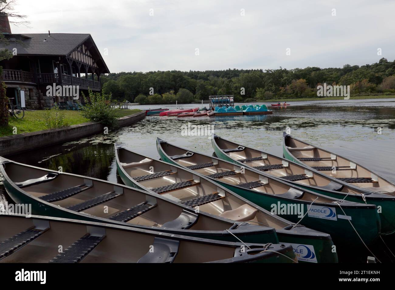 Paddle Boston, Newton Historic boathouse on the Charles River, Boston ...