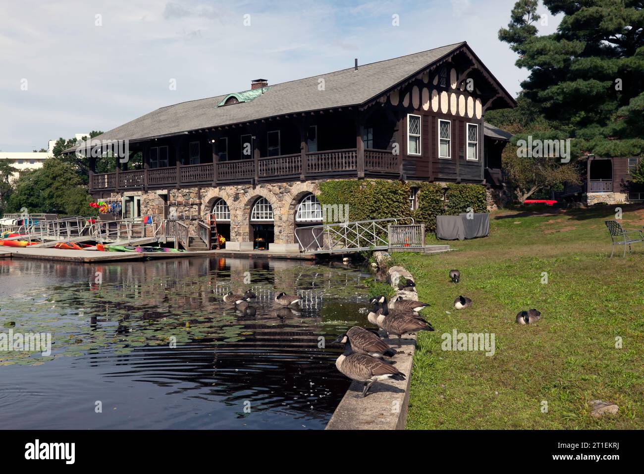 Newton historic boathouse hi-res stock photography and images - Alamy