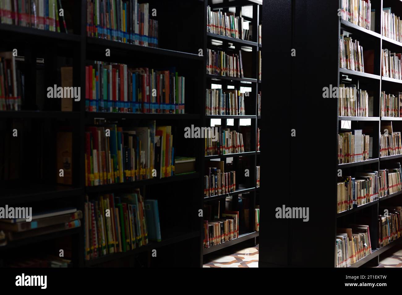 Old library corridor hi-res stock photography and images - Alamy