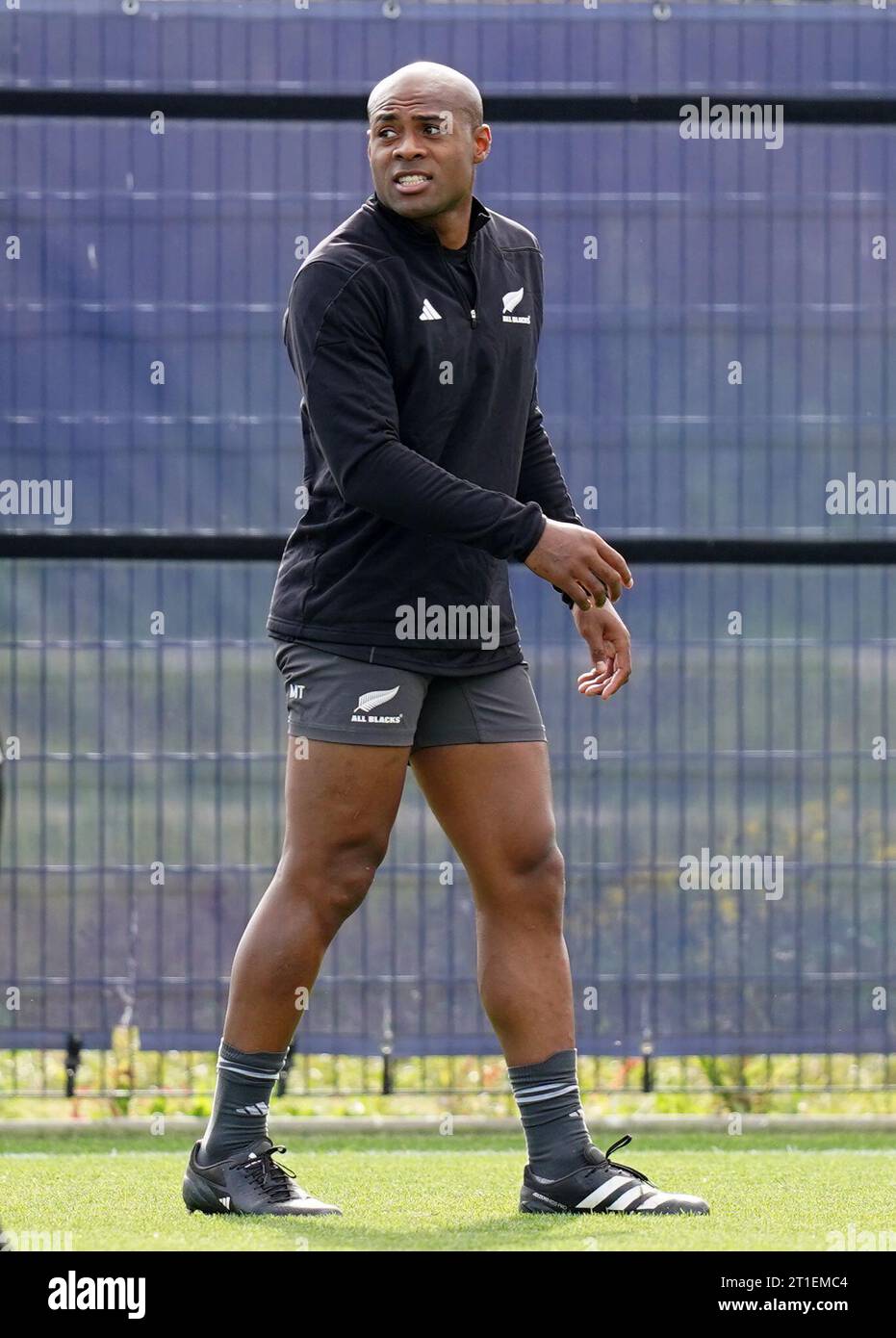New Zealand's Mark Telea during the team run at the INSEP in Paris ...