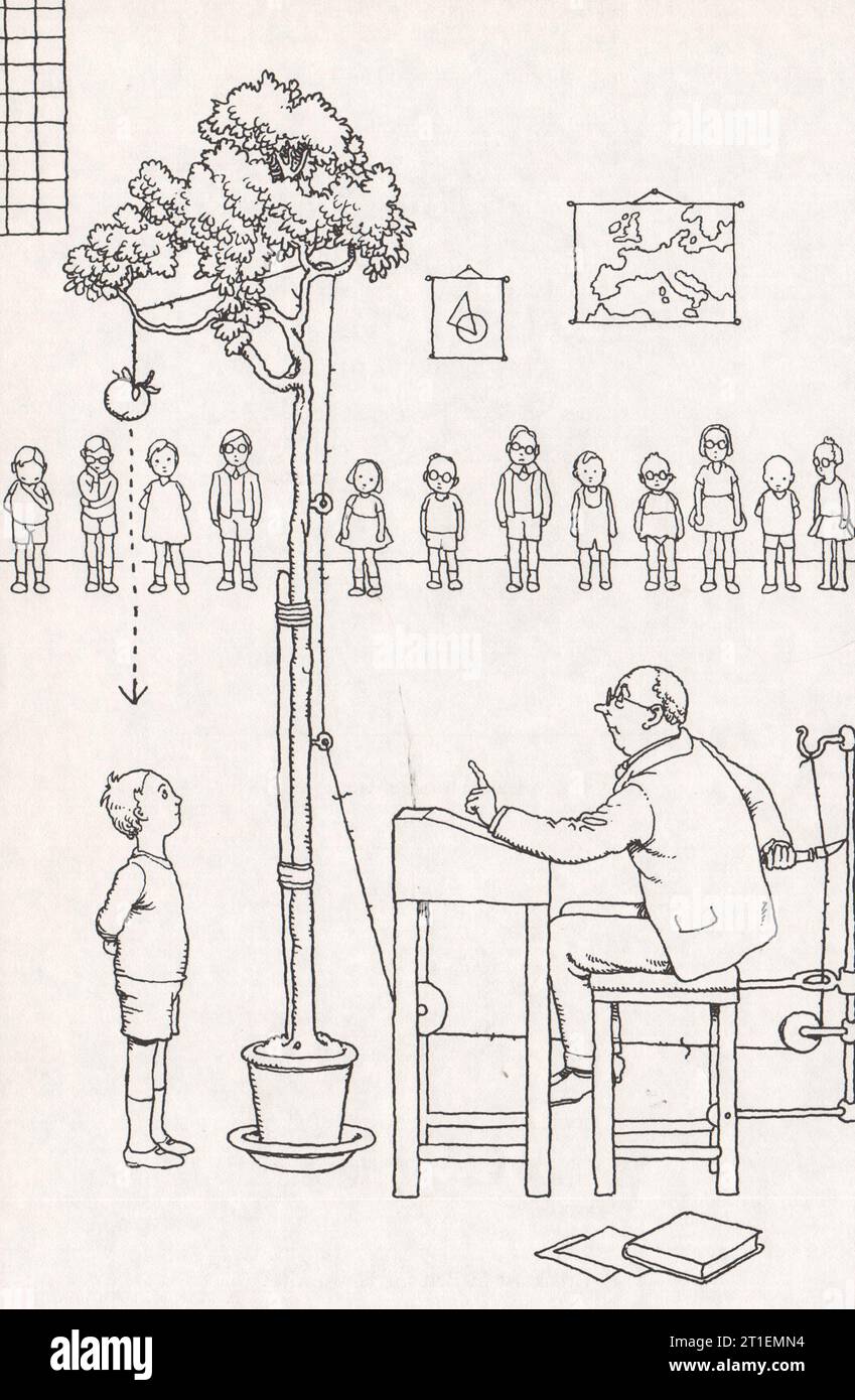 HEATH ROBINSON. The Soundness of Newton's Laws. Domestic 1973 old print ...