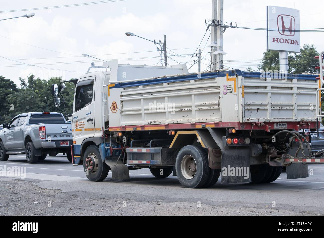 Chiangmai, Thailand - Auguest 22 2023: Hino Dump Truck of Payawan ...