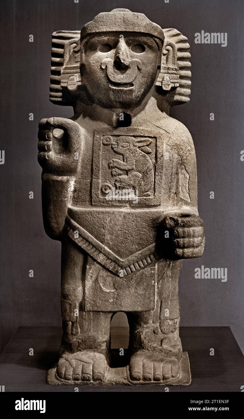 Statue of Olmec fertility god, Dos Conejo or Rabbit 2, associated with ...