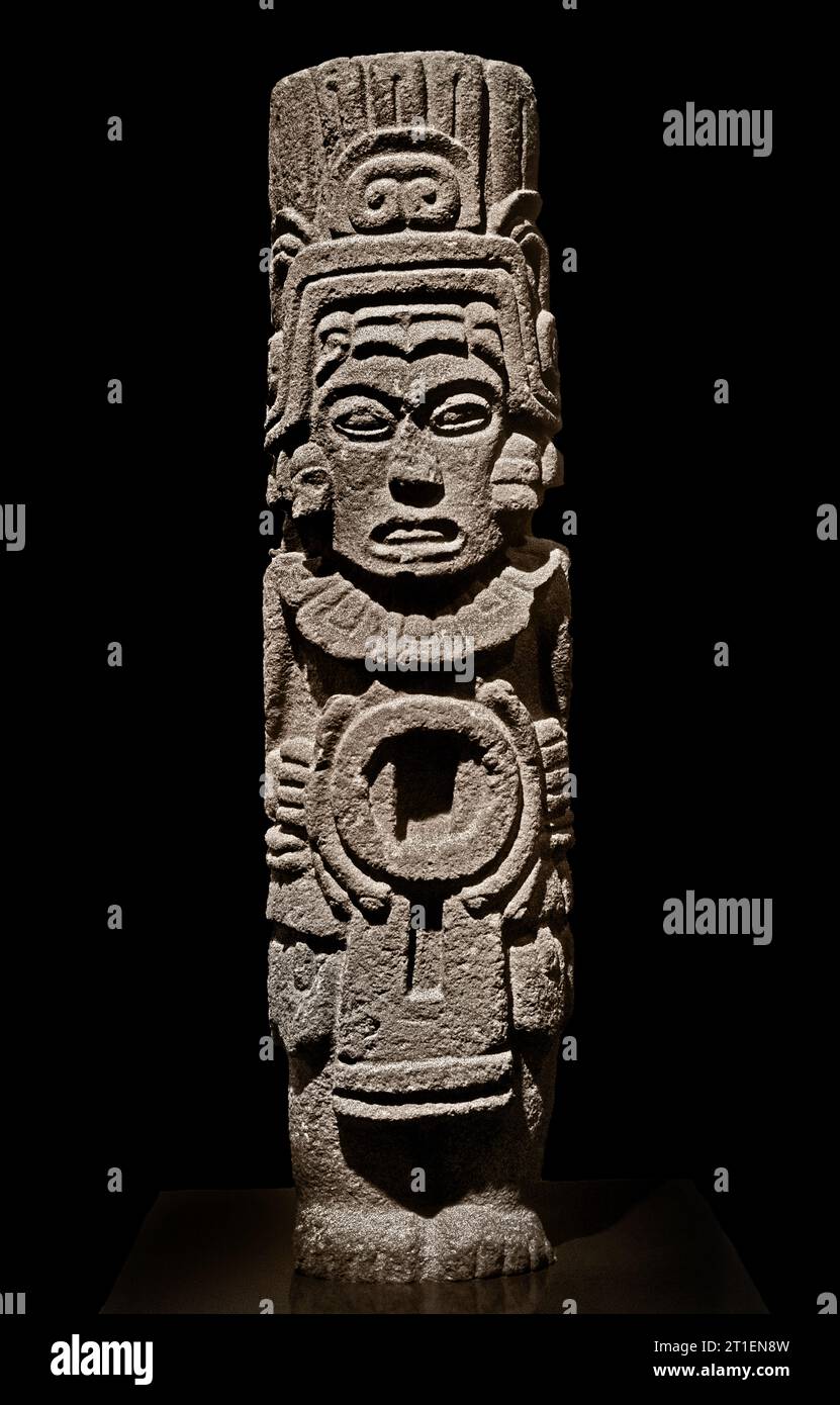 Toltec sculpture National Anthropological Museum Mexico City Stock ...