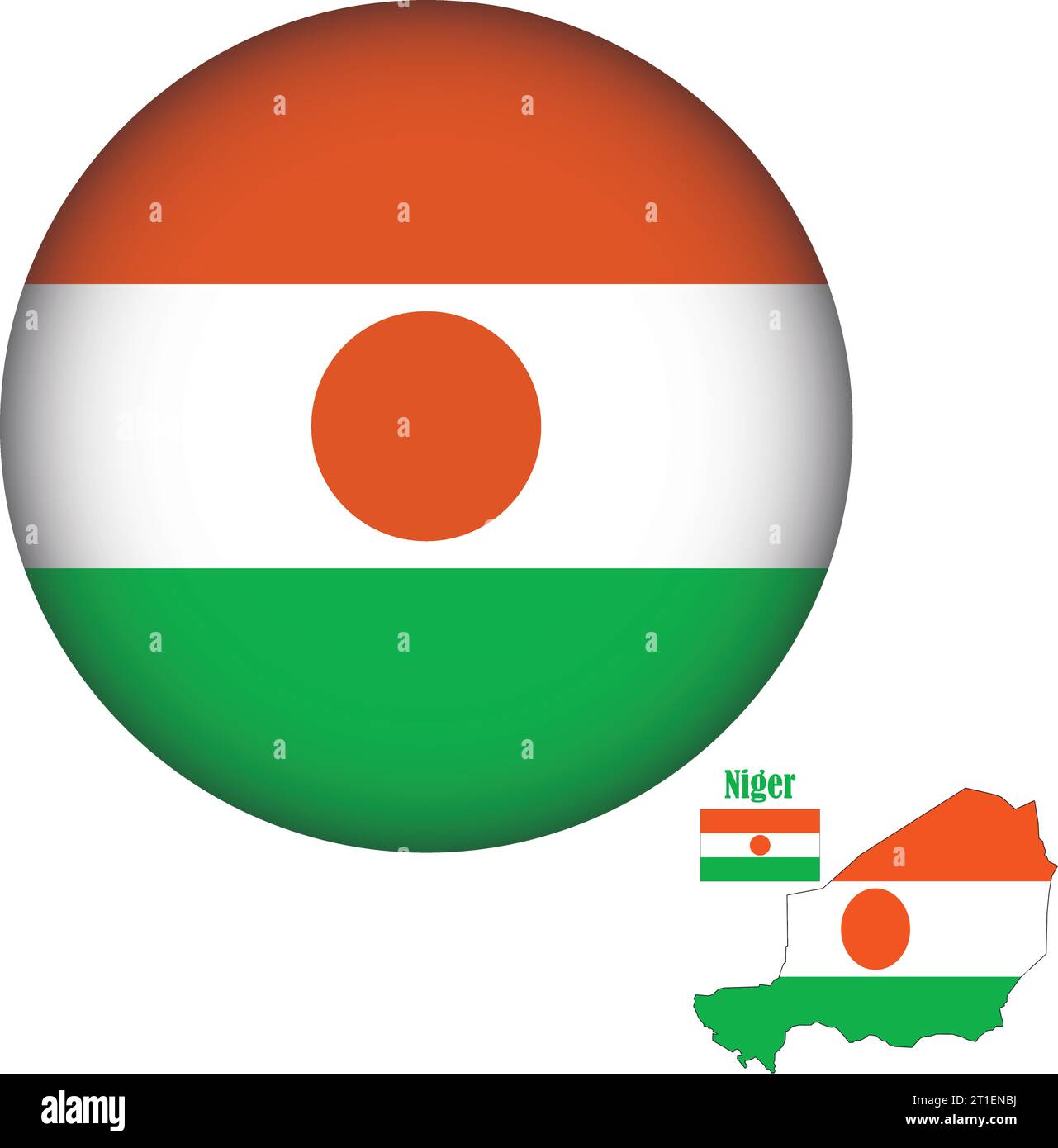 Country niger map hi-res stock photography and images - Alamy