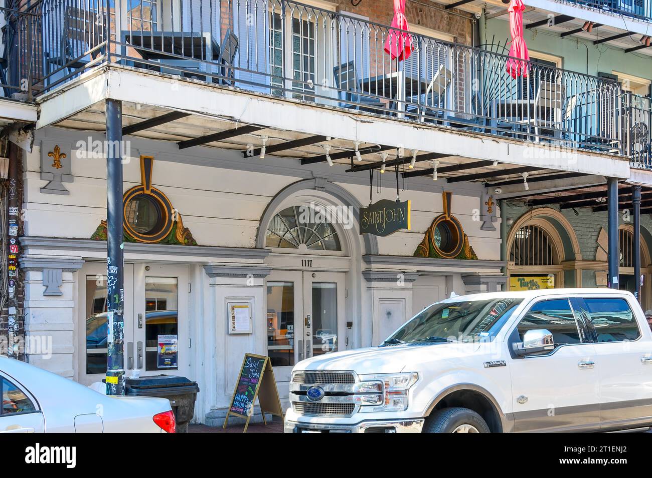 NEW ORLEANS, LA, USA - SEPTEMBER 17, 2023: Front of St. John Restaurant ...