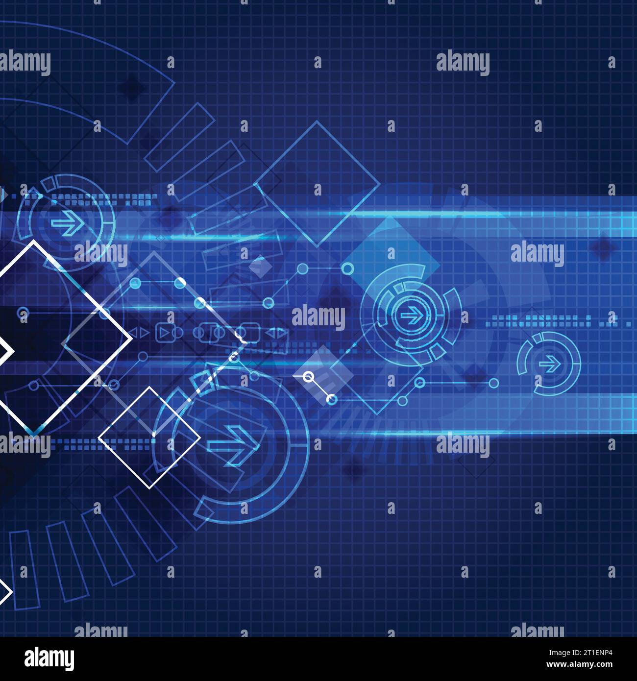 Abstract engineering future technology background Stock Vector Image ...