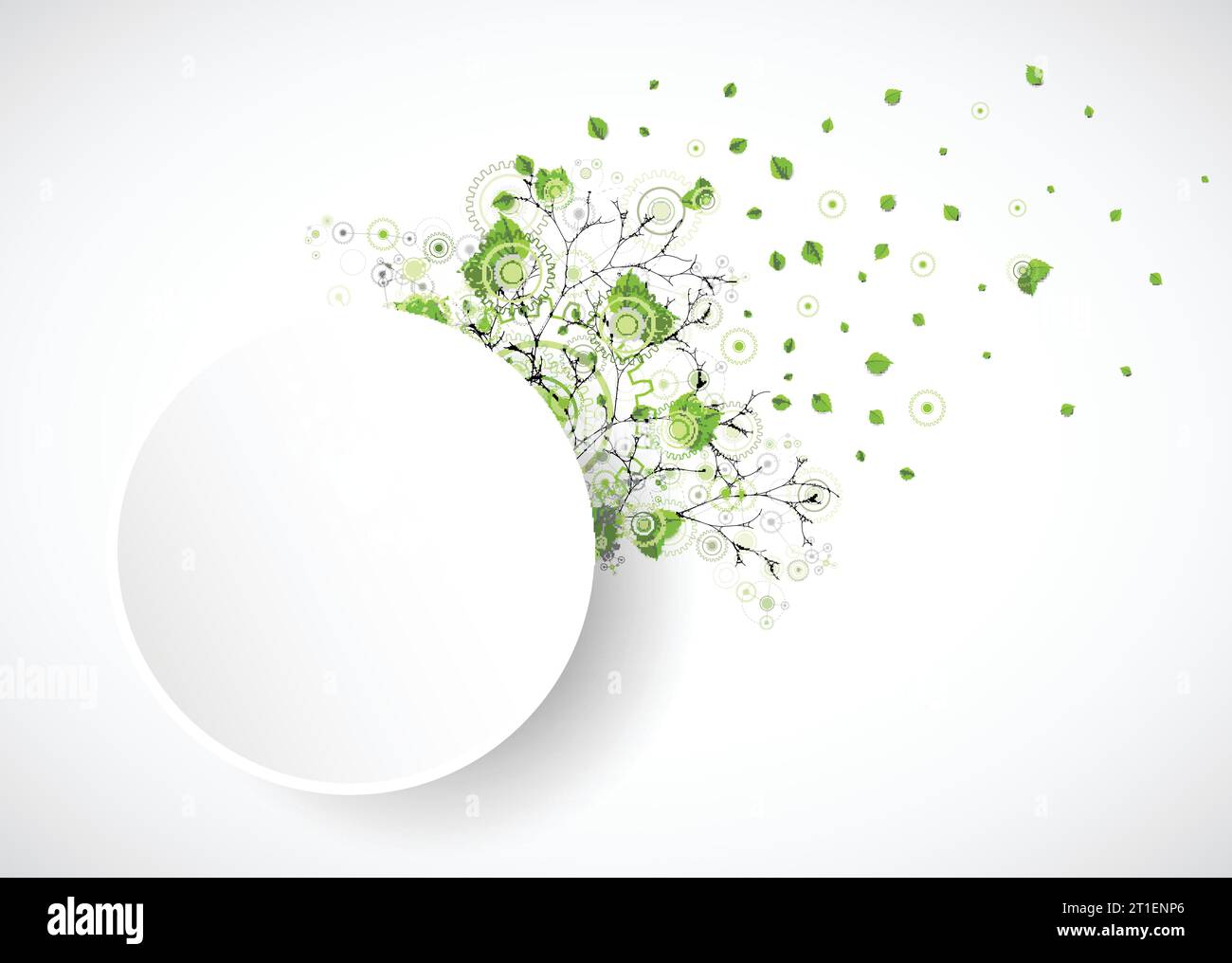 Eco manufacture abstract technology background. Vector Stock Vector ...