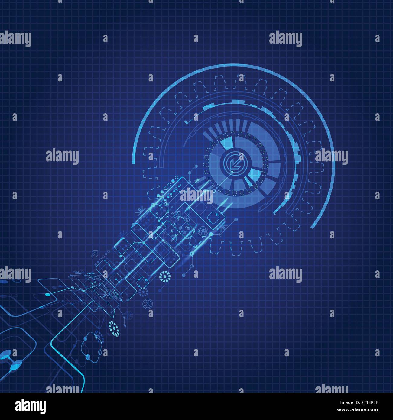 Abstract engineering future technology background Stock Vector Image & Art - Alamy