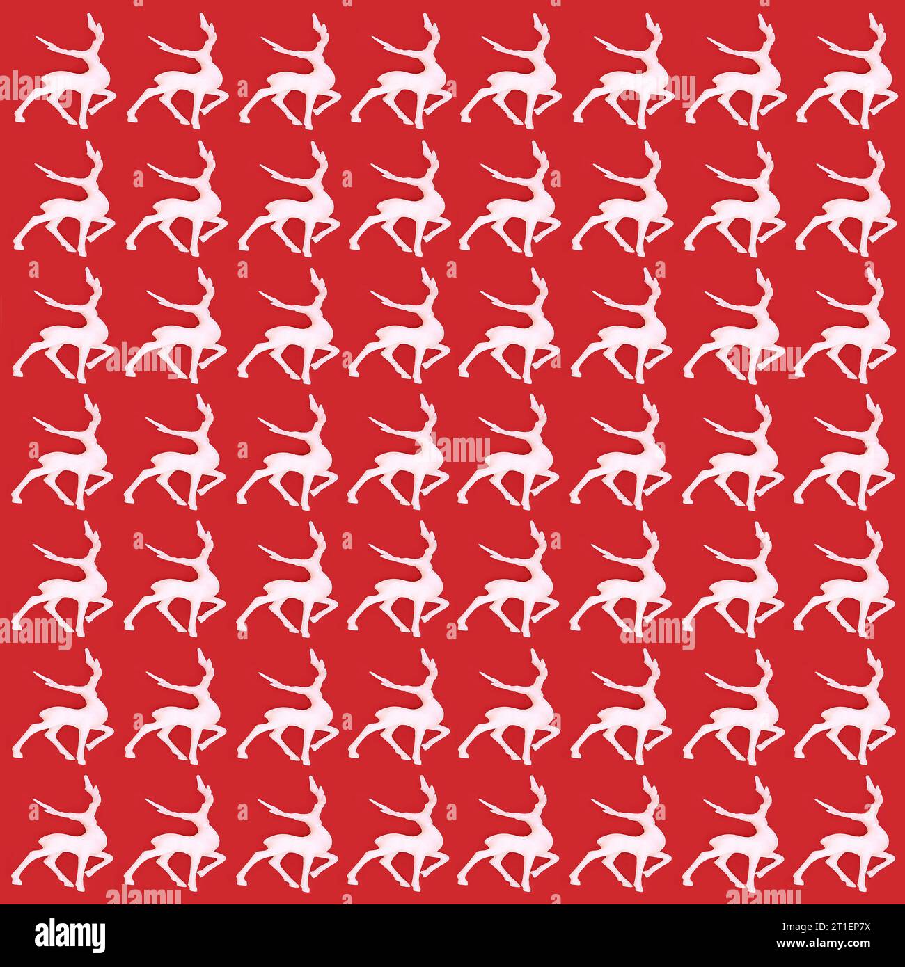 Santa and reindeer pattern hi-res stock photography and images - Alamy