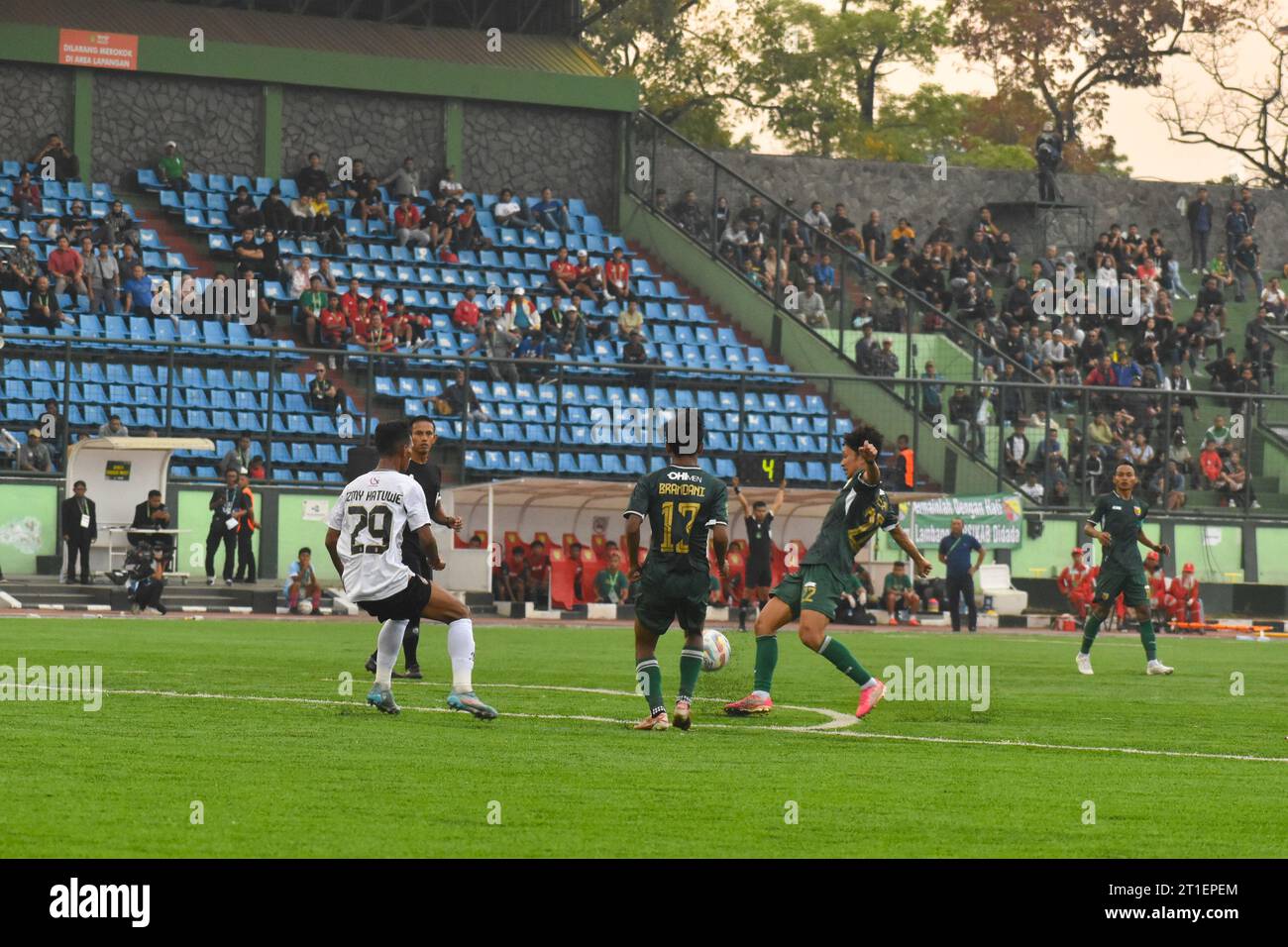 Bandung, West Java, Indonesia. October13, 2023. Izmy Hatuwe (L) from ...