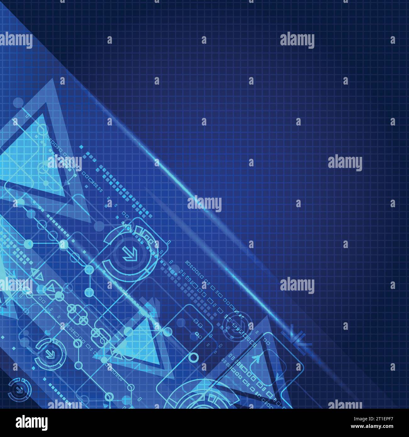 Abstract technological background. Vector Stock Vector Image & Art - Alamy