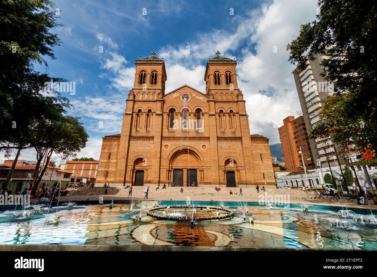 Church people walk colombia hi-res stock photography and images - Alamy