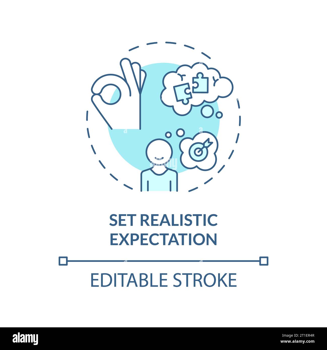 Set realistic expectation hi-res stock photography and images - Alamy