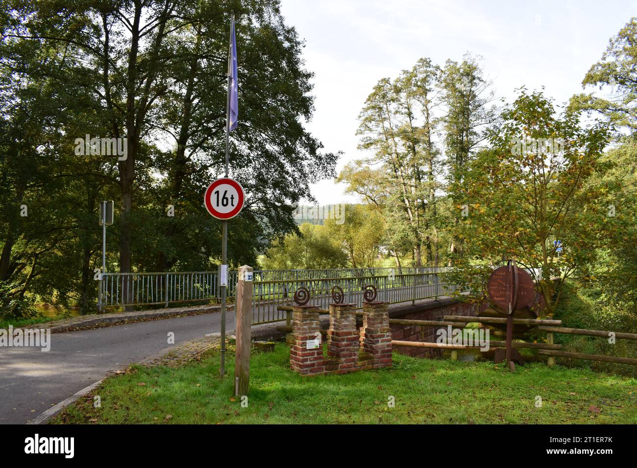cross border bridge from Germany to Belgium Stock Photo - Alamy