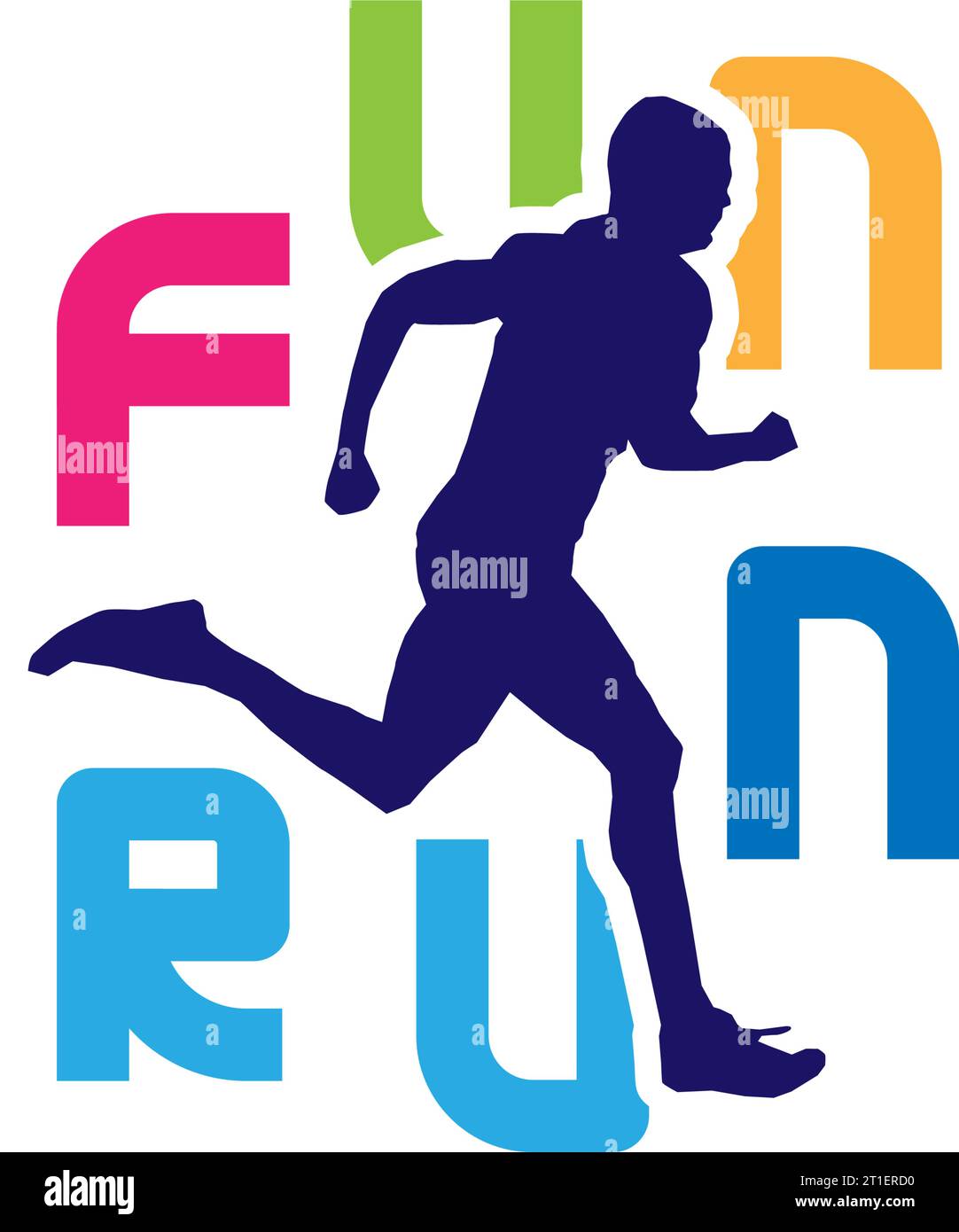 5k runner 5k run Stock Vector Images - Alamy